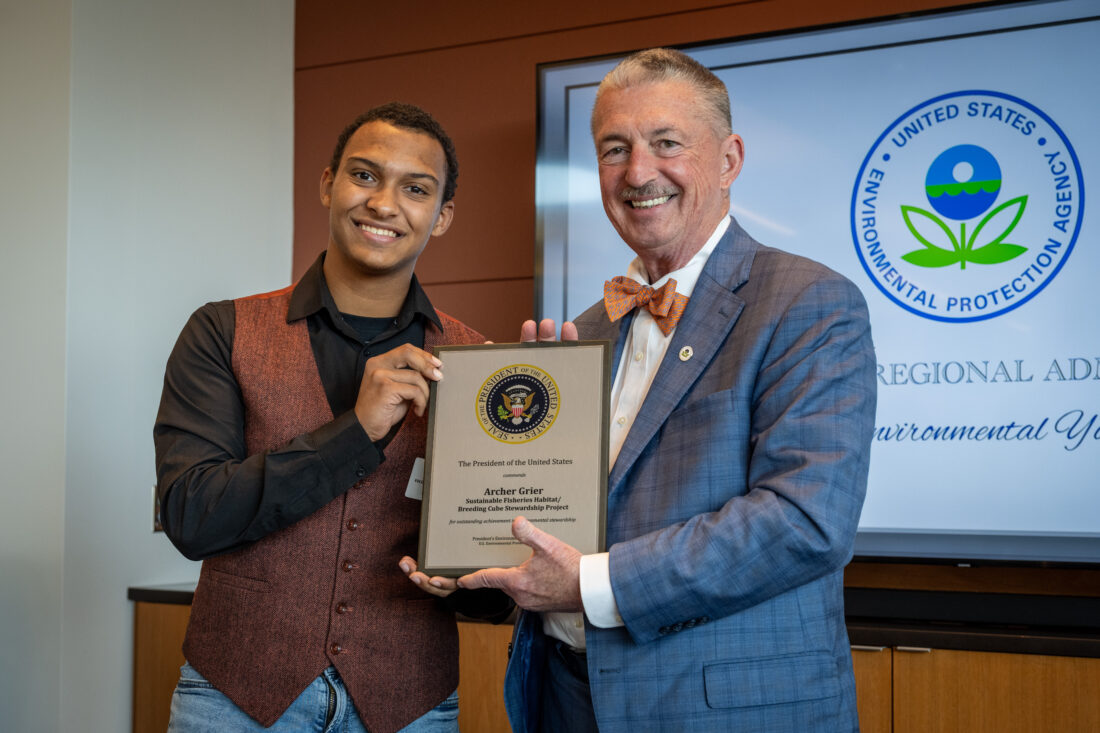 Tonganoxie senior wins EPA award for fishery habitat | News, Sports ...